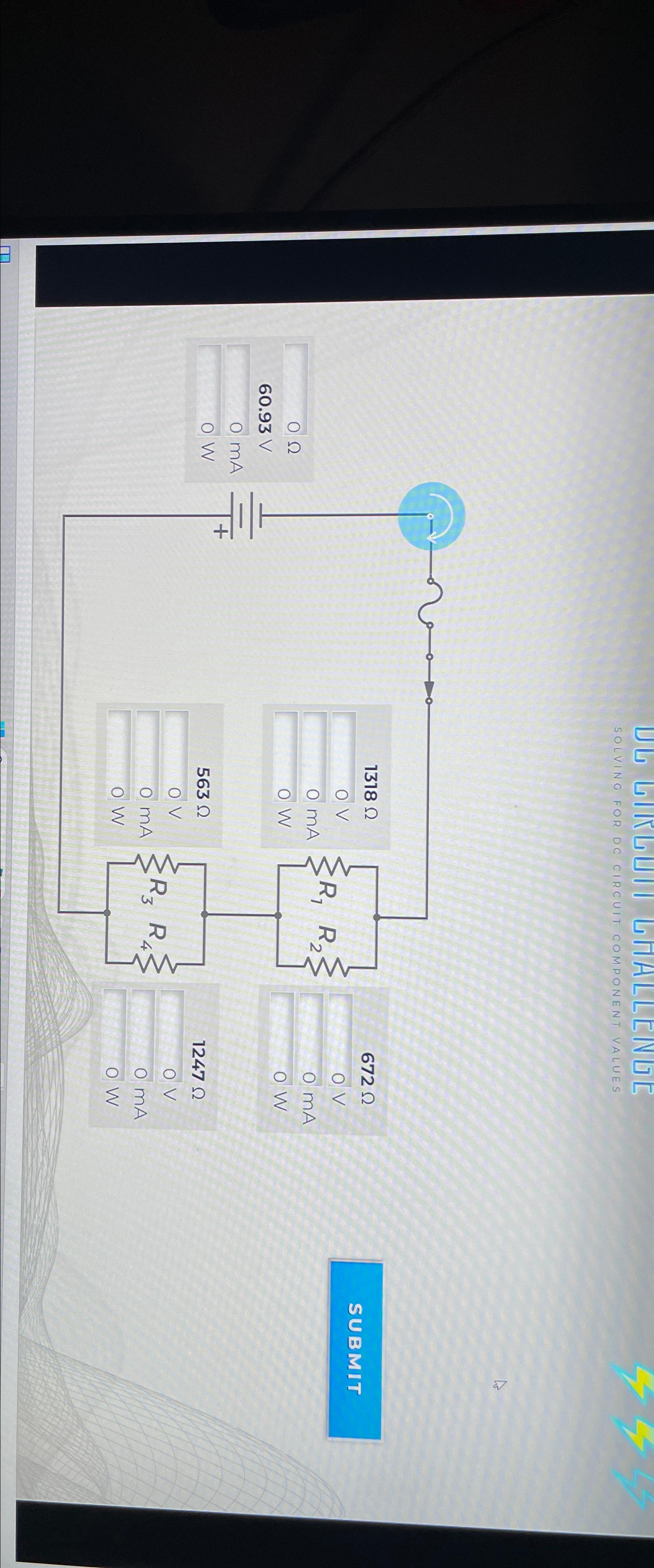 Solved Solve this series/parallel combination circuit with | Chegg.com