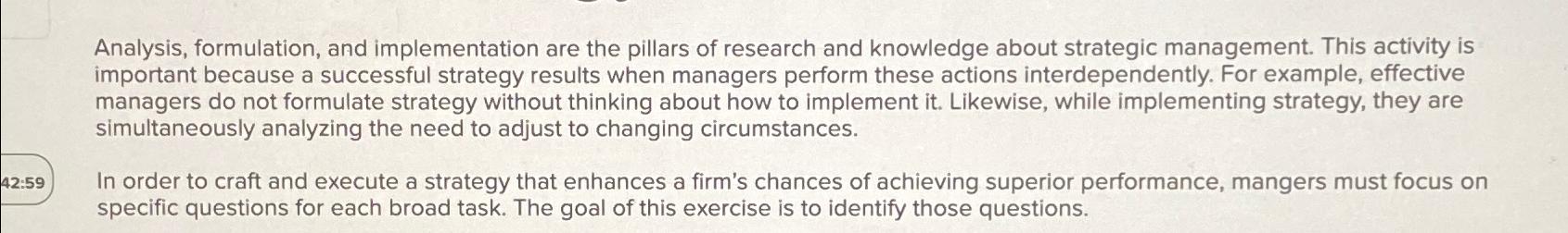 Solved Analysis, formulation, and implementation are the | Chegg.com