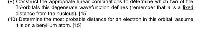 Solved Construct the appropriate linear combinations to | Chegg.com