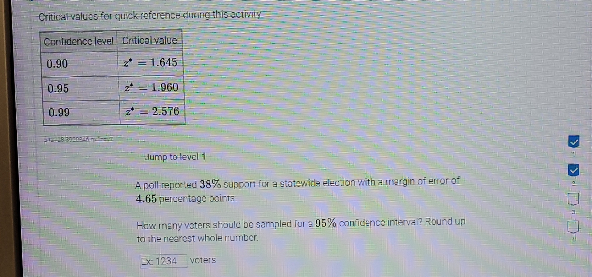 Solved Critical values for quick reference during this | Chegg.com