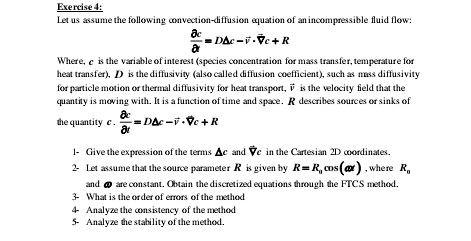 Solved Exercise 4: Let as assume the following | Chegg.com