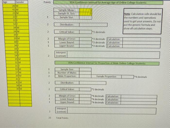 Solved Please Explain And Show Information Used And The 