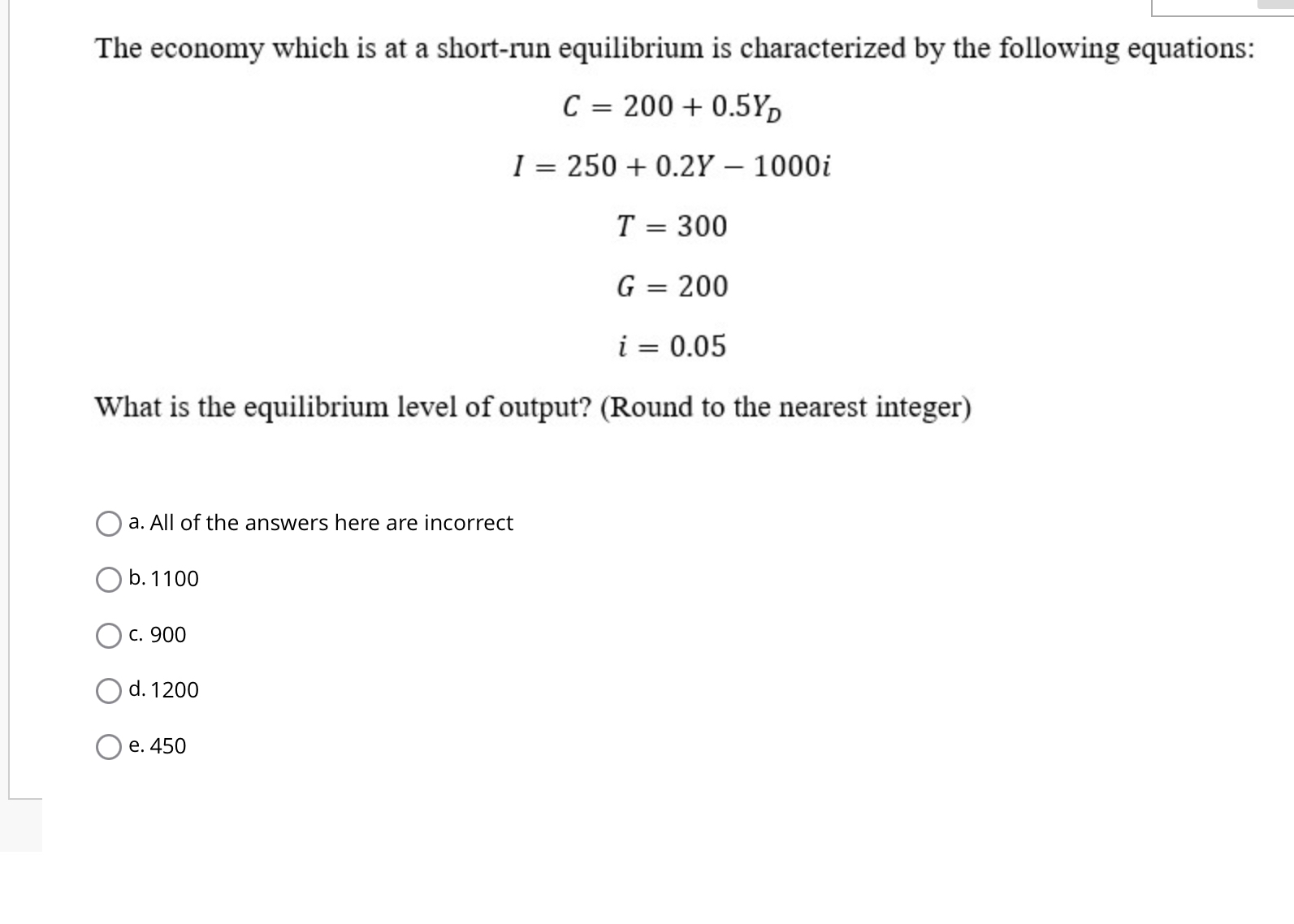 Solved The economy which is at a short-run equilibrium is | Chegg.com