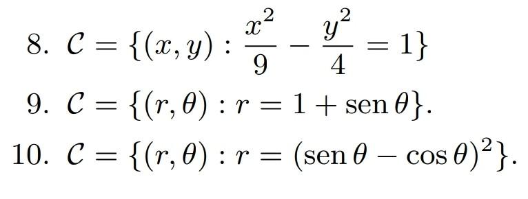 Solved 8. \\( \\mathcal{C}=\\left\\{(x, y): | Chegg.com