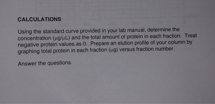 Solved Protein Concentration (ug/uL) Total Protein In | Chegg.com