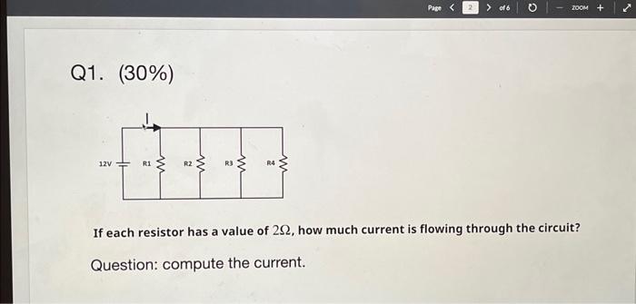 Solved Q1. (30\%) If each resistor has a value of 2Ω, how | Chegg.com