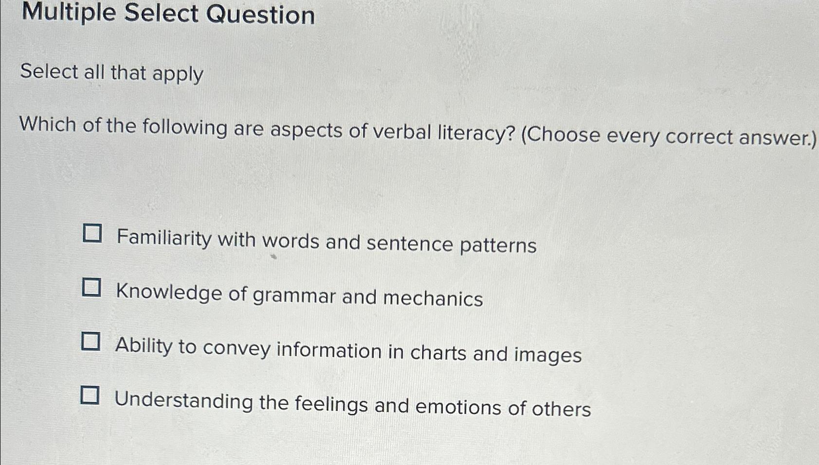Solved Multiple Select QuestionSelect all that applyWhich of | Chegg.com