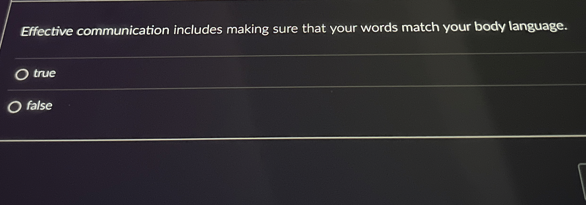 Solved Effective communication includes making sure that | Chegg.com