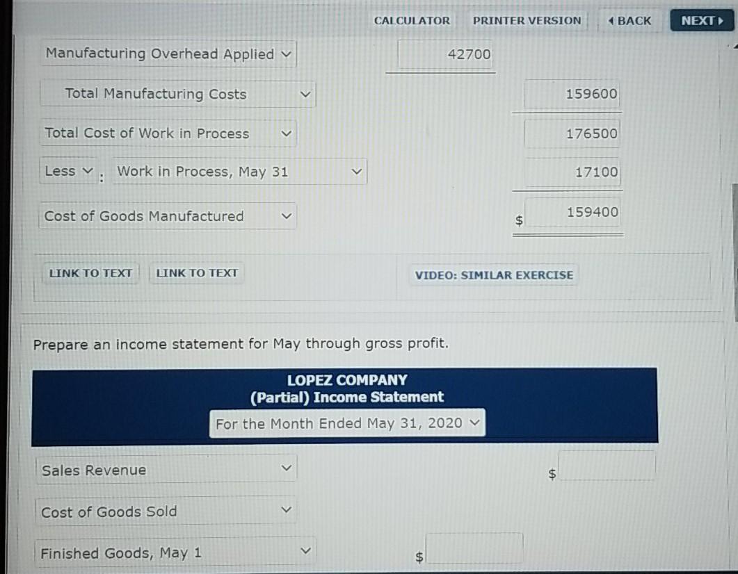 Solved CALCULATOR PRINTER VERSION BACK NEXT Exercise 2-9 | Chegg.com