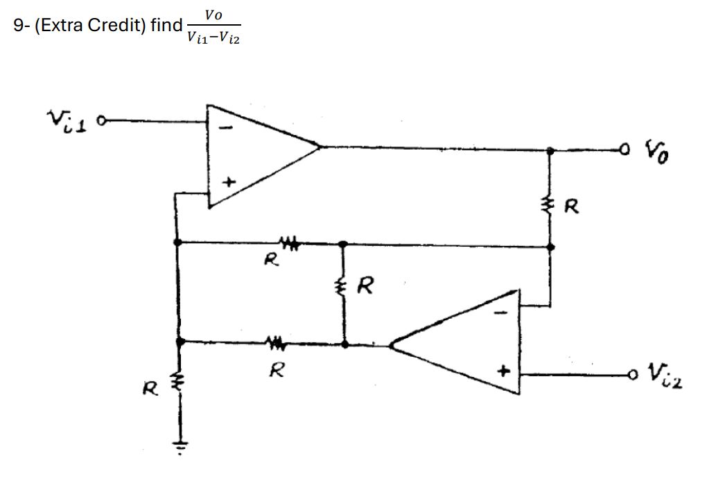 Solved find VoVi1-Vi2please solve"intro to ﻿electrical engr" | Chegg.com