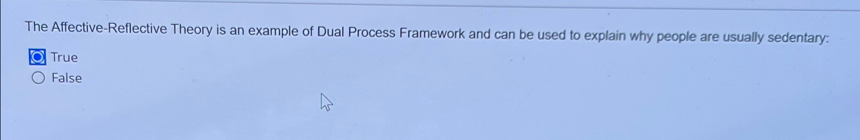 Solved The Affective-Reflective Theory is an example of Dual | Chegg.com