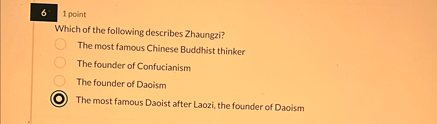 Solved 61 ﻿pointWhich of the following describes | Chegg.com