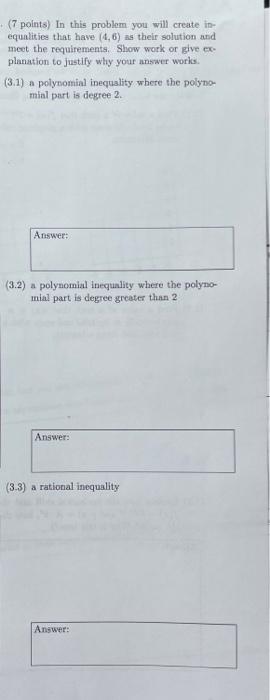 Solved (7 polnts) In this problem you will create in | Chegg.com Solved (7 polnts) In this problem you will create in | Chegg.com