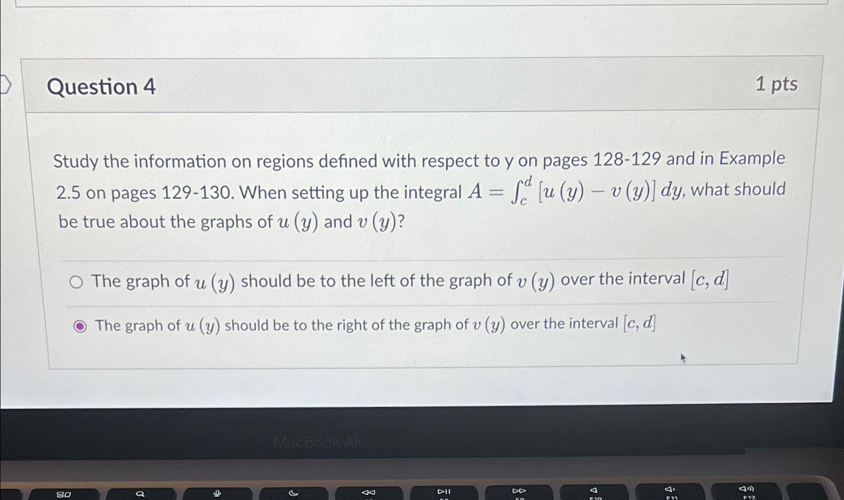 Solved Question 41 ﻿ptsStudy the information on regions | Chegg.com