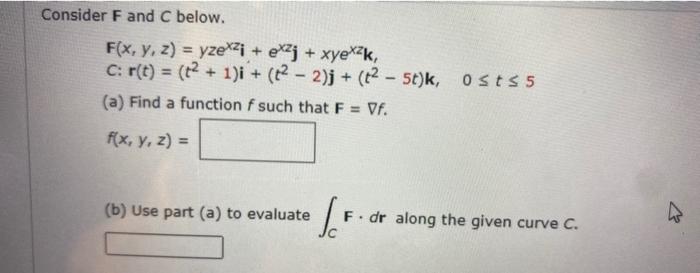 Solved Consider F and C below. | Chegg.com