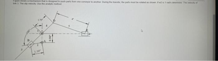 Solved Figure shows a mechanism that is designed to push | Chegg.com