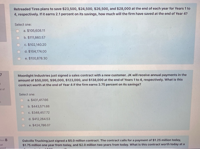 Solved You are due to receive a lump-sum payment of $1,750 | Chegg.com