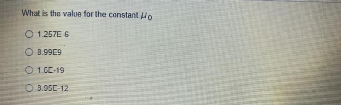 Solved In the Biot-Savart Law, the symbol Ho (mu naught) | Chegg.com