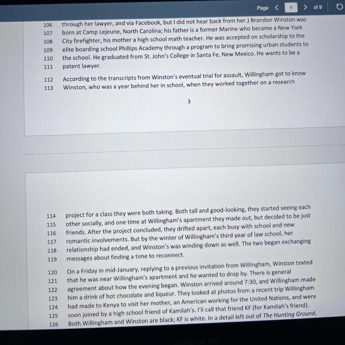 Please help me write 1 page -single line note based | Chegg.com