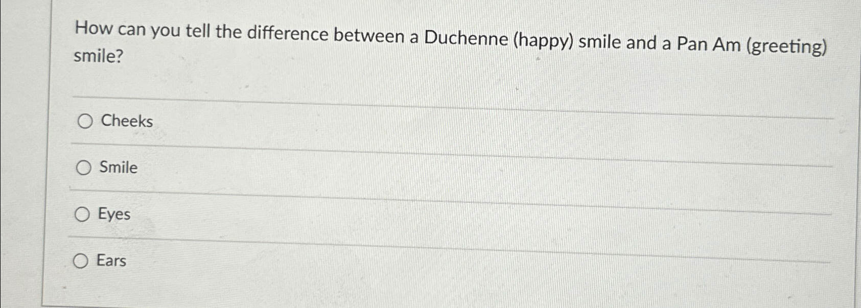 Solved How can you tell the difference between a Duchenne | Chegg.com