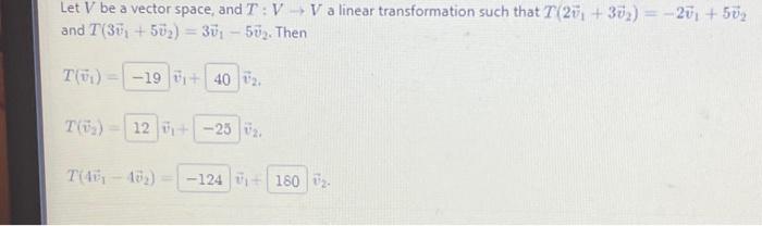 Solved Let V be a vector space, and T:V→V a linear | Chegg.com
