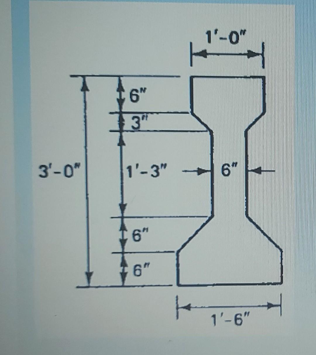 The AASHTO I-beam shown below is supposed to be used | Chegg.com