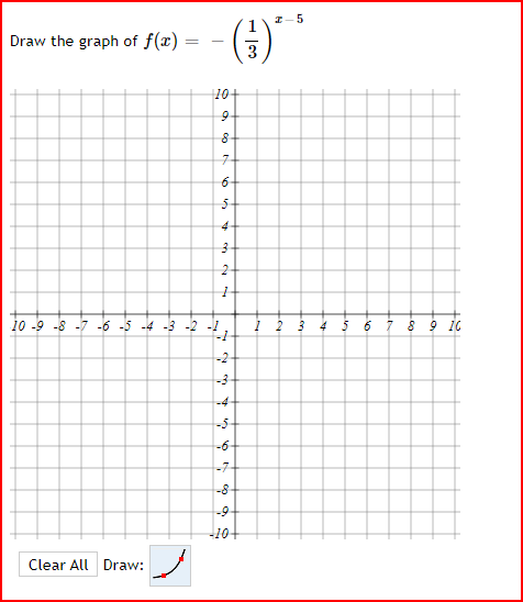 Solved Graph y=(3)x-3 ﻿by clicking the icon below and two | Chegg.com