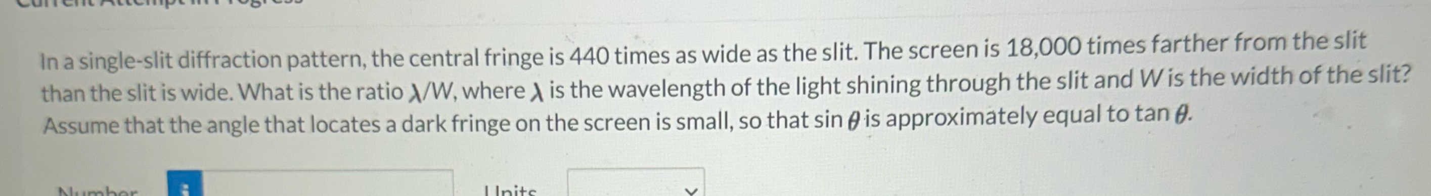 Solved In a single-slit diffraction pattern, the central | Chegg.com