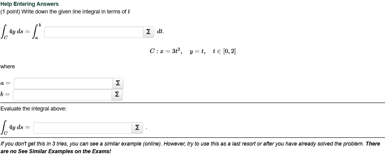 Solved Help Entering Answers1 ﻿point ﻿write Down The Given 