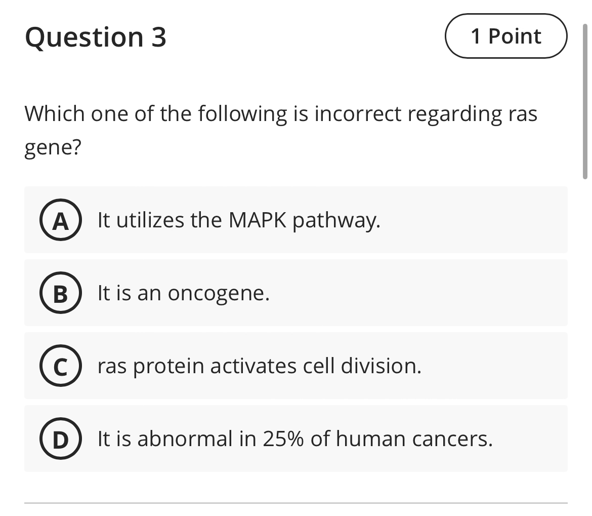 Solved Question 31 PointWhich one of the following is | Chegg.com Solved Question 31 PointWhich one of the following is | Chegg.com