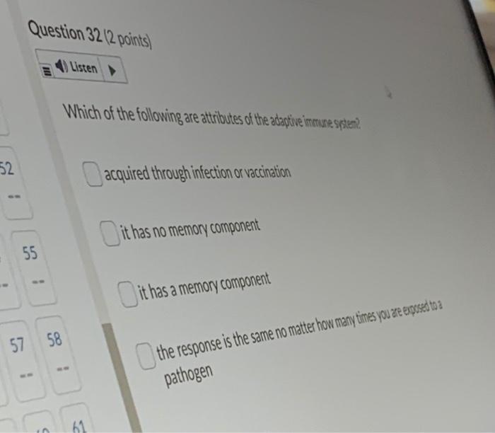 Solved Question 292 points) Listen How does the antibody | Chegg.com