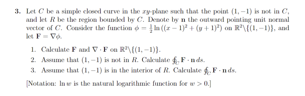 Let C ﻿be a simple closed curve in the xy-plane such | Chegg.com