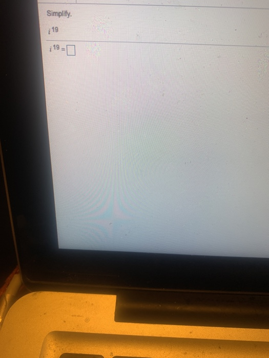 Solved Simplify. 19 19- | Chegg.com
