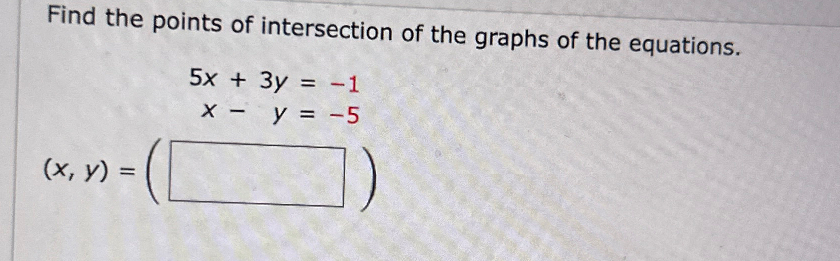 Solved Find the points of intersection of the graphs of the | Chegg.com