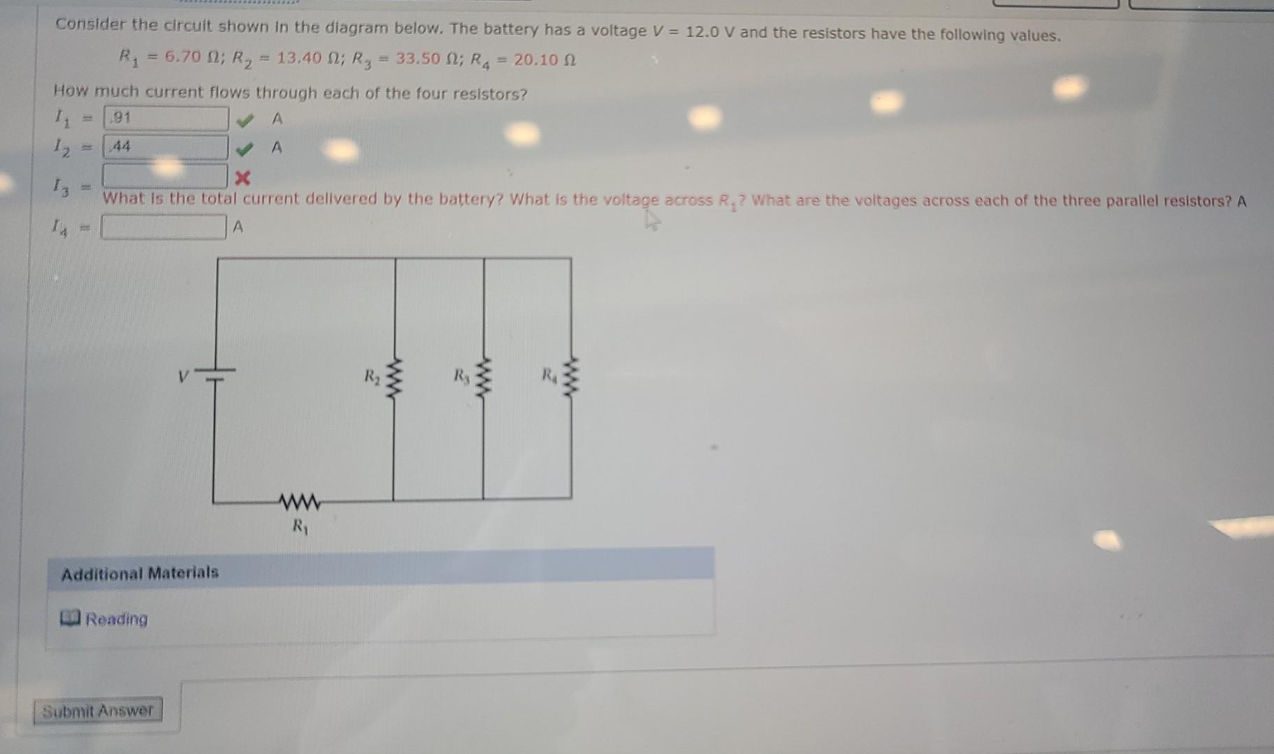 Solved Consider the circuit shown in the diagram below. The | Chegg.com