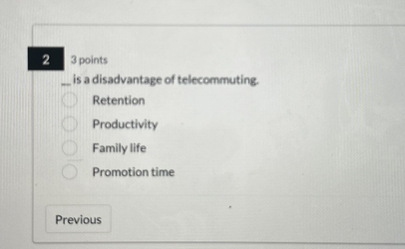 Solved 3 ﻿points__ ﻿is a disadvantage of | Chegg.com