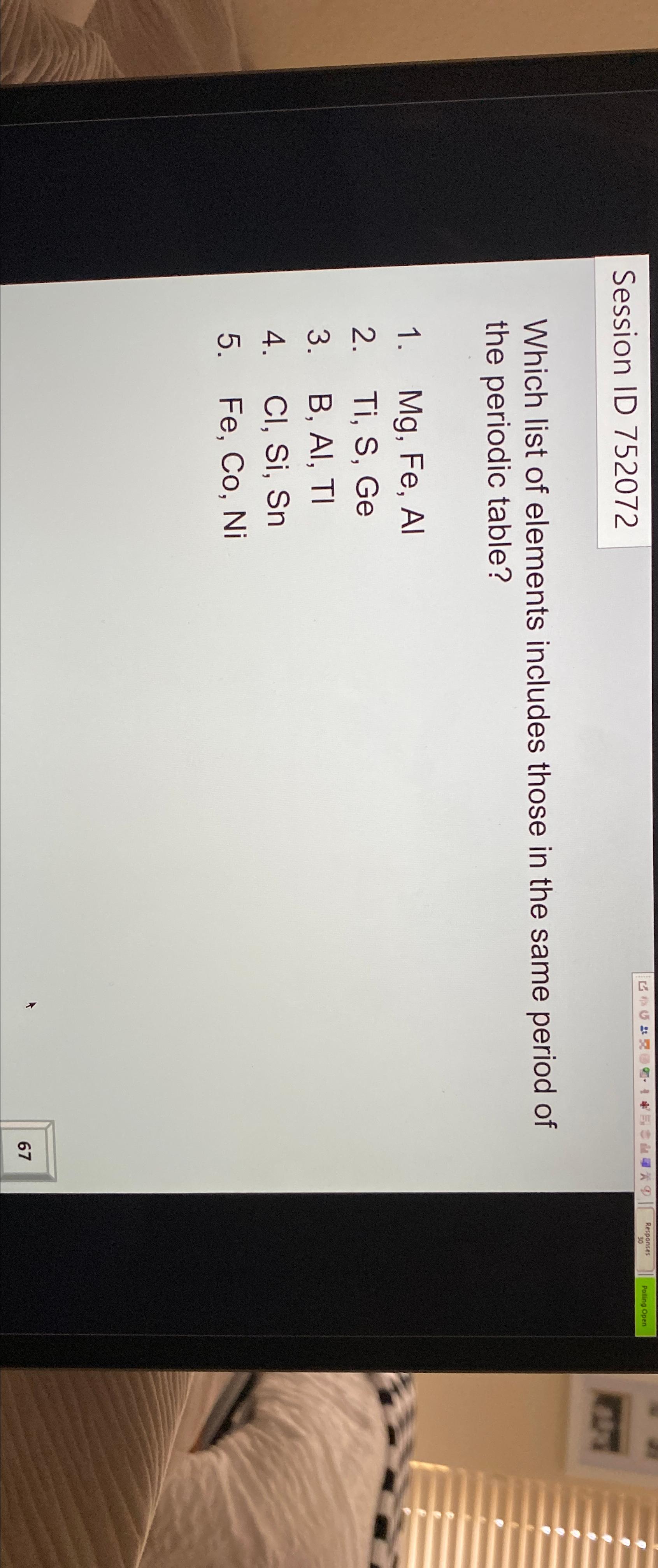 Solved Session ID 752072Which list of elements includes | Chegg.com Solved Session ID 752072Which list of elements includes | Chegg.com
