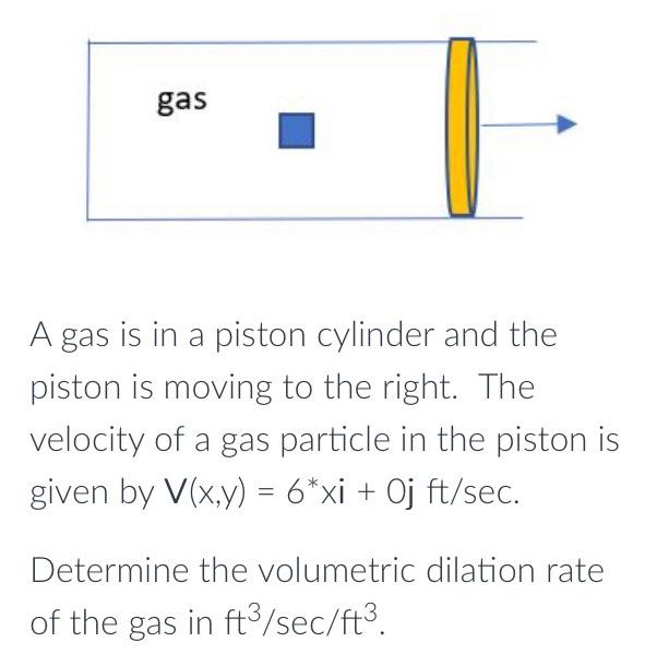 Solved gas A gas is in a piston cylinder and the piston is | Chegg.com