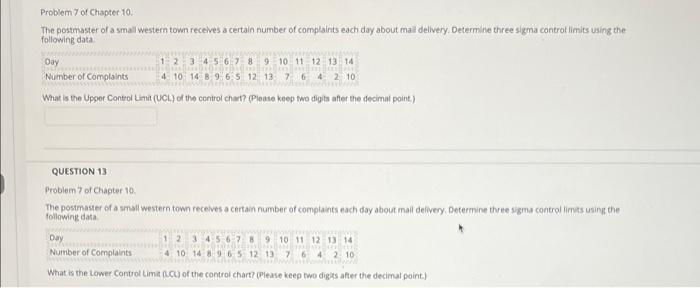 Solved Problem 7 of Chaptet 10 The postmaster of a small | Chegg.com