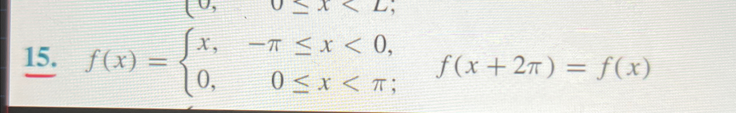 Solved Find Fourier Series and sketch graph of the given | Chegg.com