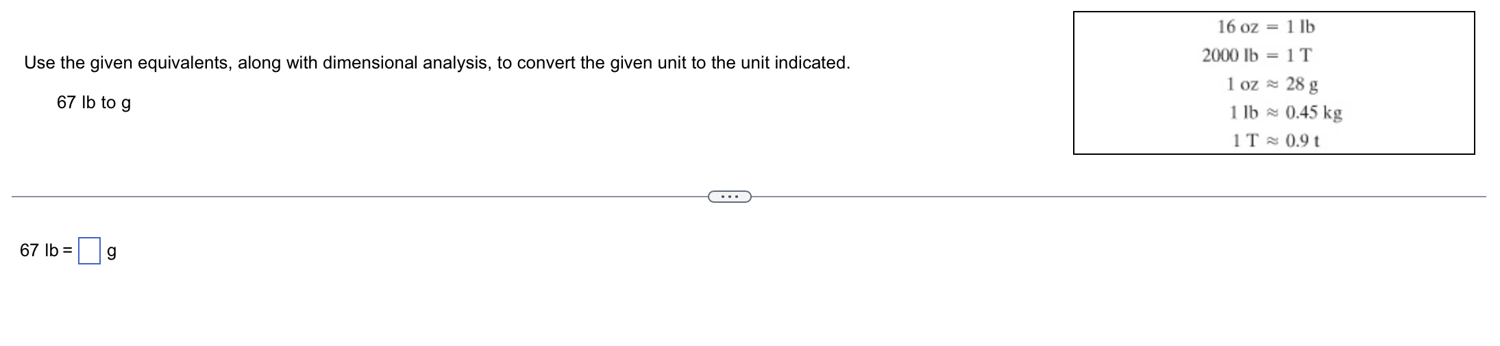 Solved Use the given equivalents, along with dimensional | Chegg.com