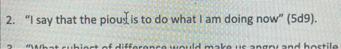 2. "I say that the pious is to do what I am doing | Chegg.com