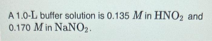 Solved A 130.0−mL buffer solution is 0.110M in NH3 and | Chegg.com