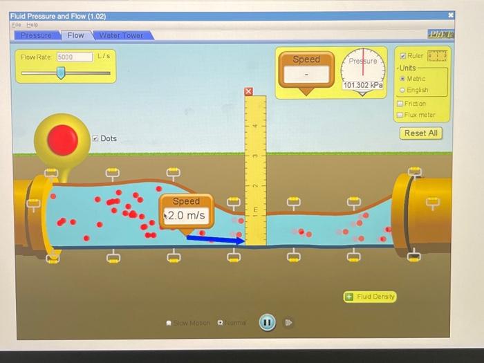 Solved Click on the Flow tab (upper left). Click on Ruler | Chegg.com