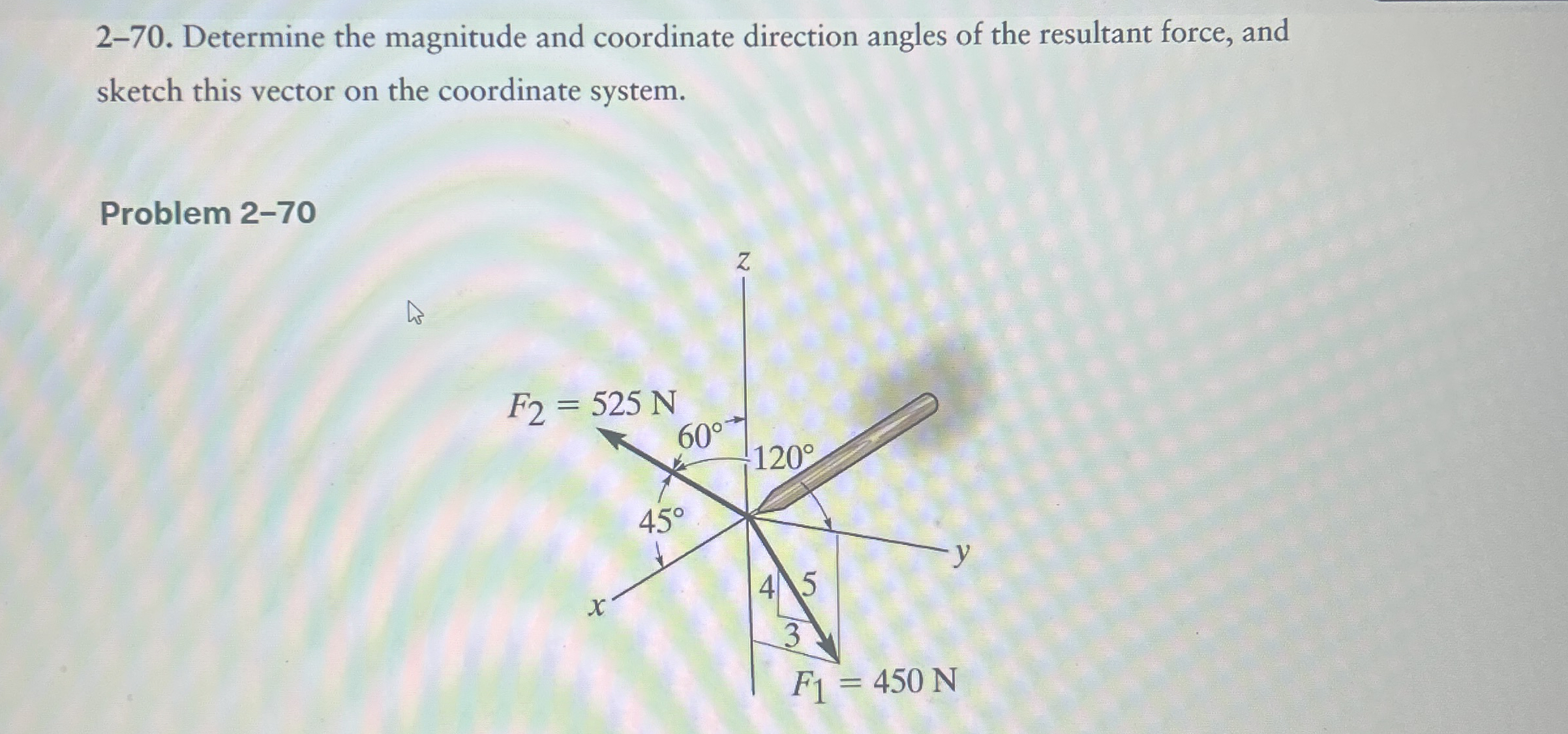 Solved 2-70. Determine the magnitude and coordinate | Chegg.com Solved 2-70. Determine the magnitude and coordinate | Chegg.com