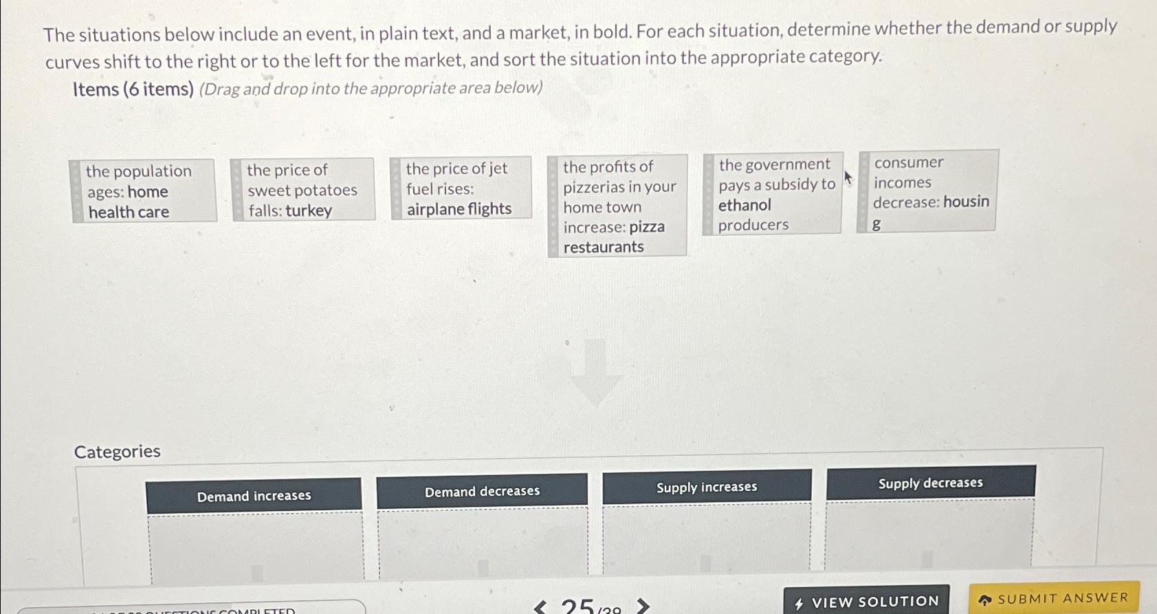 Solved The situations below include an event, in plain text, | Chegg.com