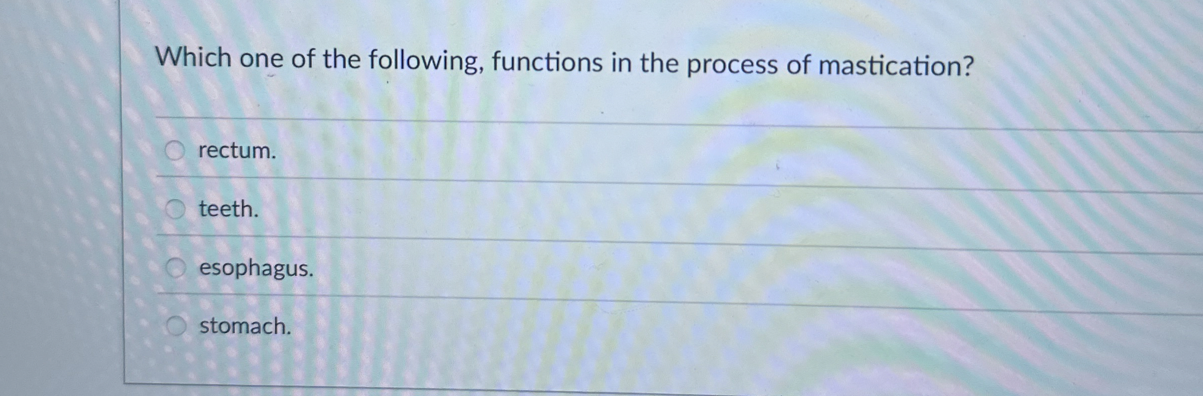Solved Which one of the following, functions in the process | Chegg.com