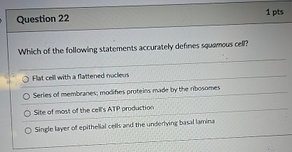 Solved Question 22Which of the following statements | Chegg.com