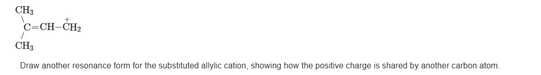 Draw another resonance form for the substituted | Chegg.com