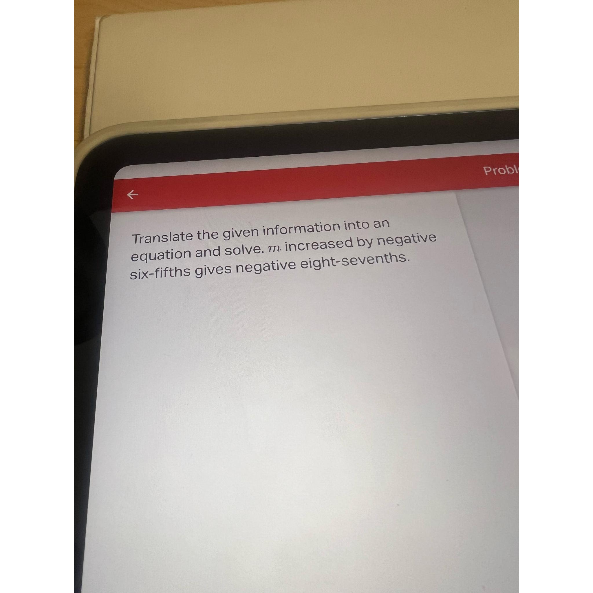 Solved Translate the given information into an equation and | Chegg.com